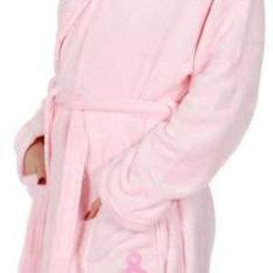 Intimates & Sleepwear | New Pink Ribbon Plush Robe | Poshmark